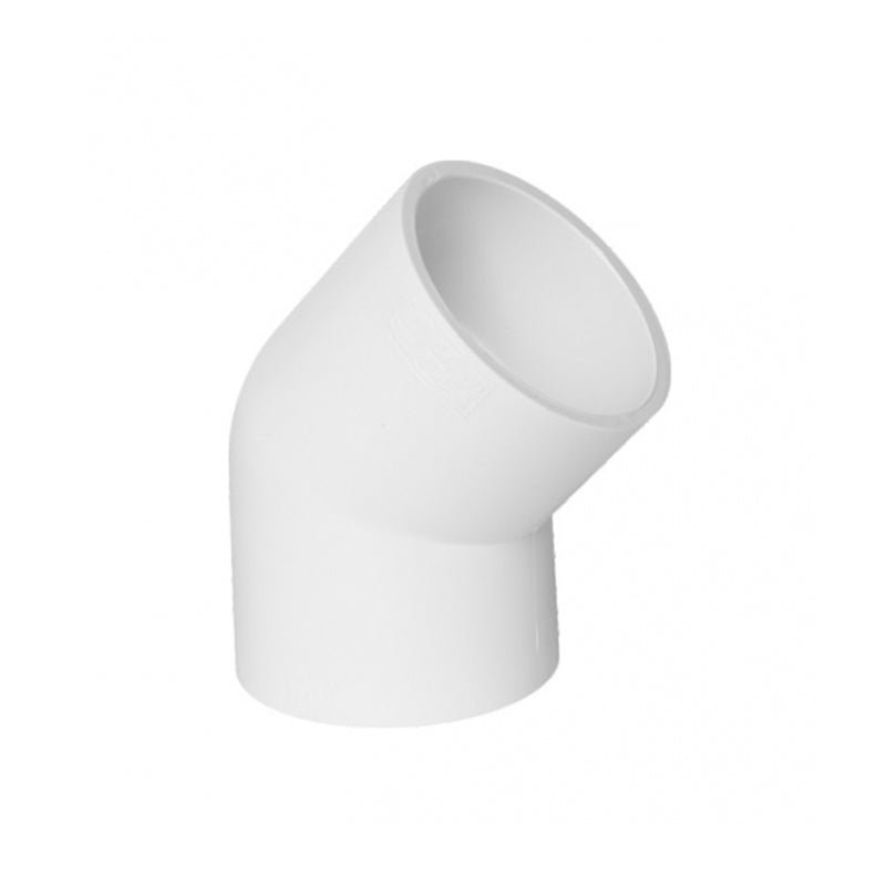 Codo 45° X 1.1/2" Pvc Para Cementar Cal. 40, 417 015