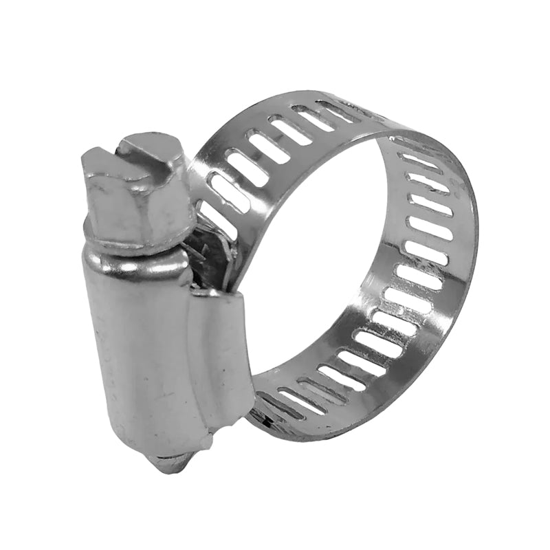 Abrazadera Sin Fin De 1/2" A 1 1/4" De Acero Inoxidable, Ideal