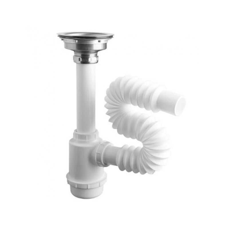 Céspol Para Fregadero Bote Grande Canasta Acero Inoxidable 2335 Flexim