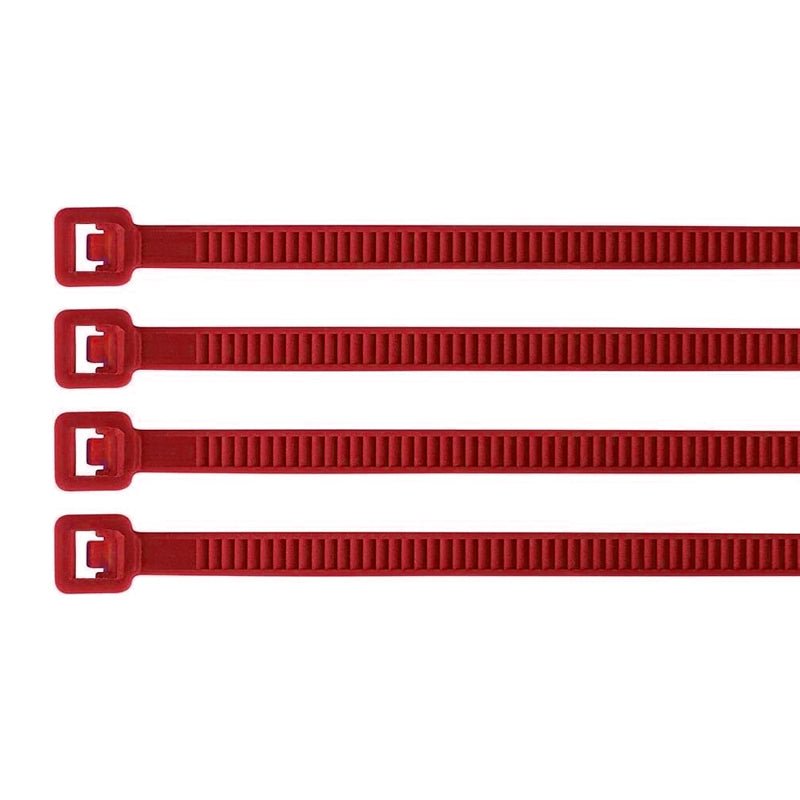 Cincho De Plástico Rojo 4.5 Mm X 30 Cm