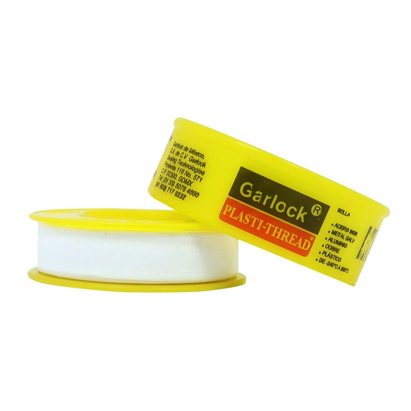 Cinta De Teflón Ptfe Premium Plastithread De 1/2" X 13.20 Metros, Garl